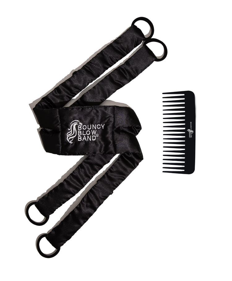 Heatless Overnight Hair Curling wrap band – Bouncy Blow Band